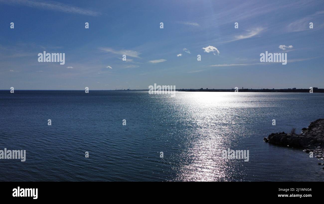 The mesmerizing view of a beautiful seascape Stock Photo - Alamy
