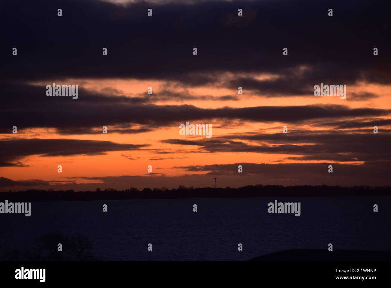A beautiful shot of sunset sky Stock Photo - Alamy