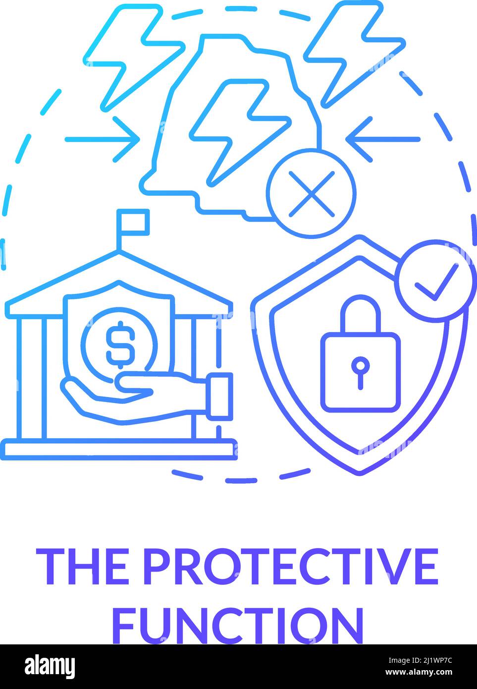 Protective function blue gradient concept icon Stock Vector Image & Art ... Protective function blue gradient concept icon Stock Vector Image & Art ...