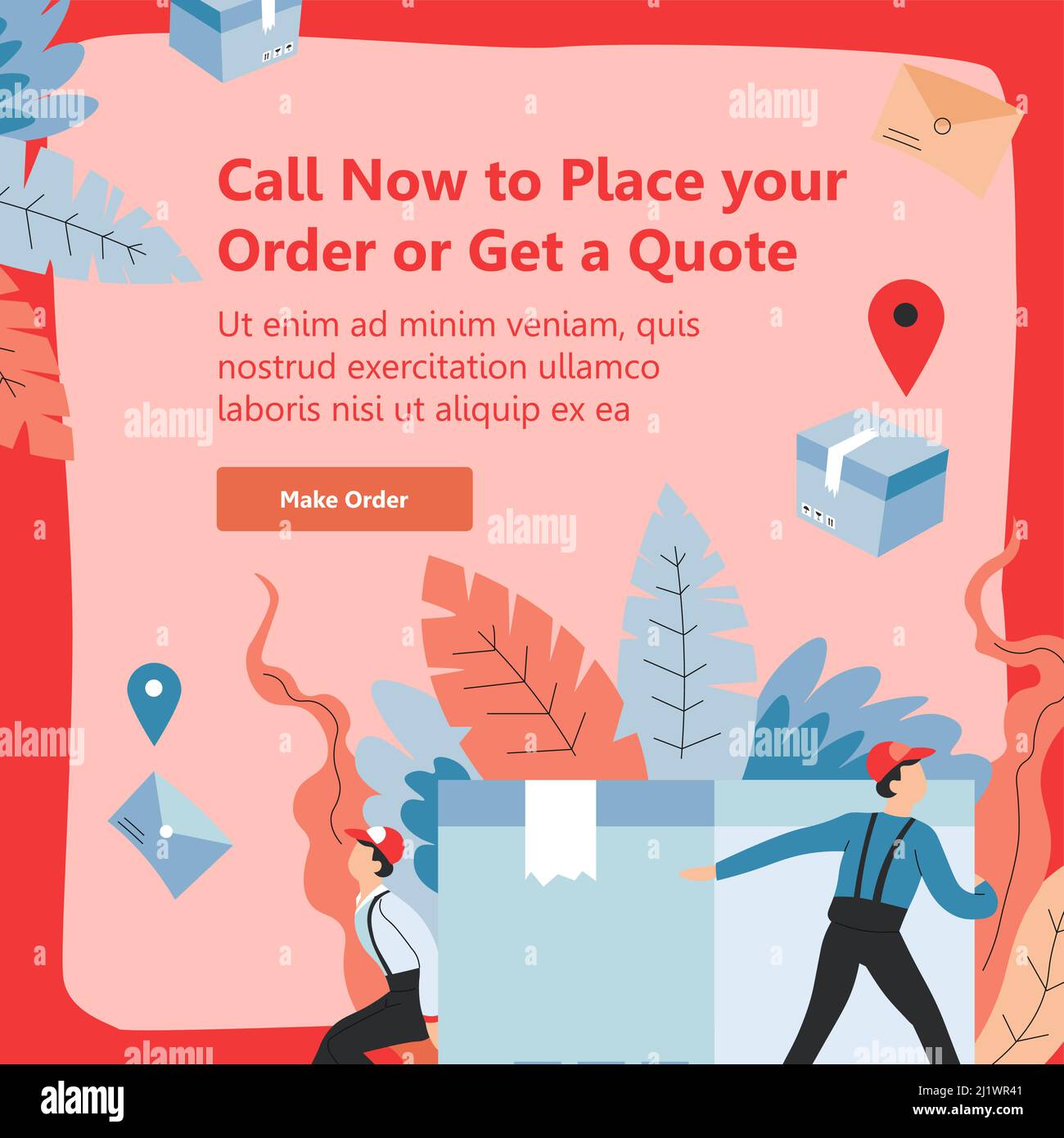 Order now box hi-res stock photography and images - Alamy