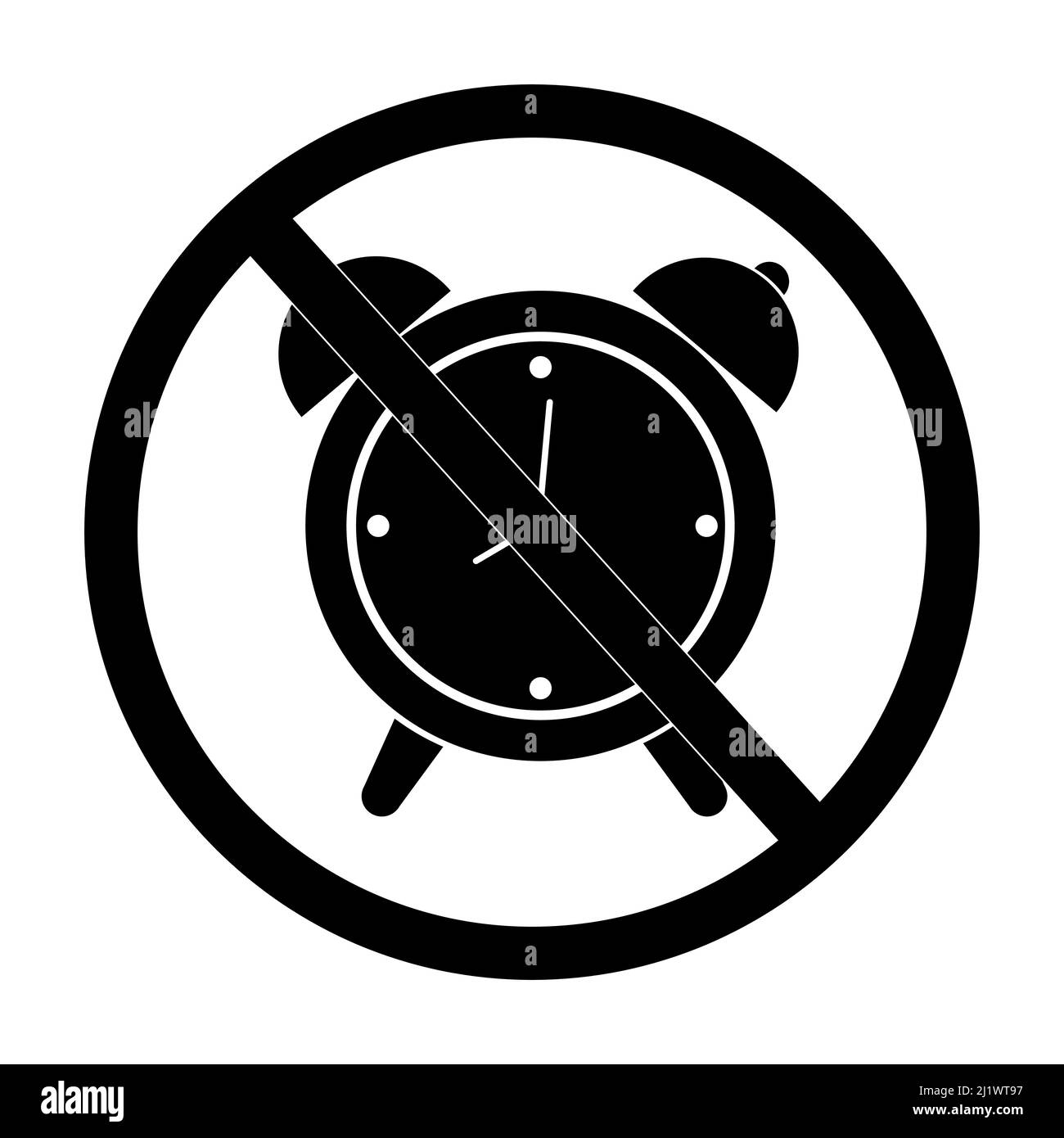Cross out warning sign Black and White Stock Photos & Images - Alamy