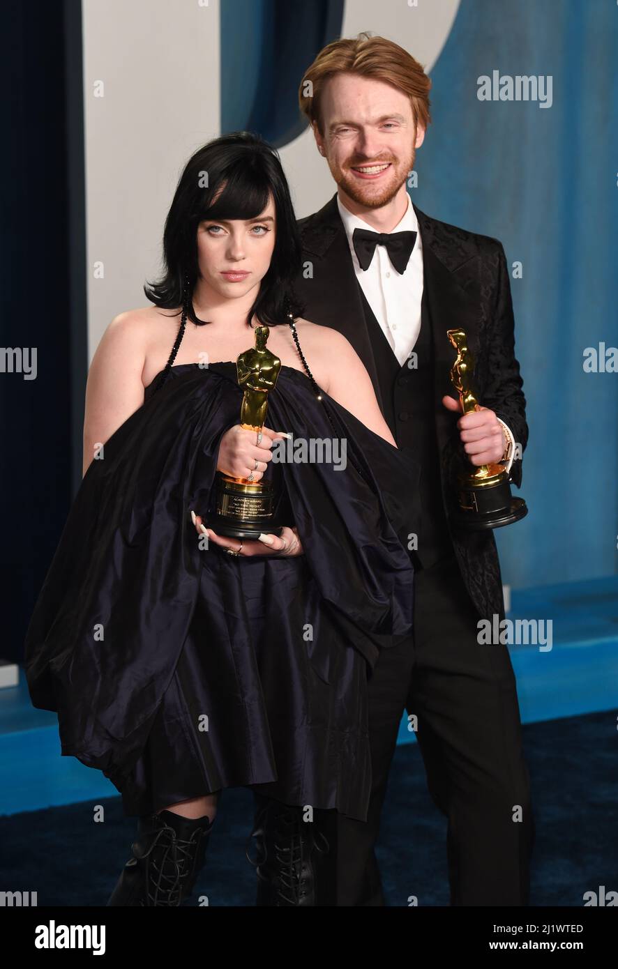 March 27th, 2022, Los Angeles, USA. Billie Eilish and Finneas O'Connell ...