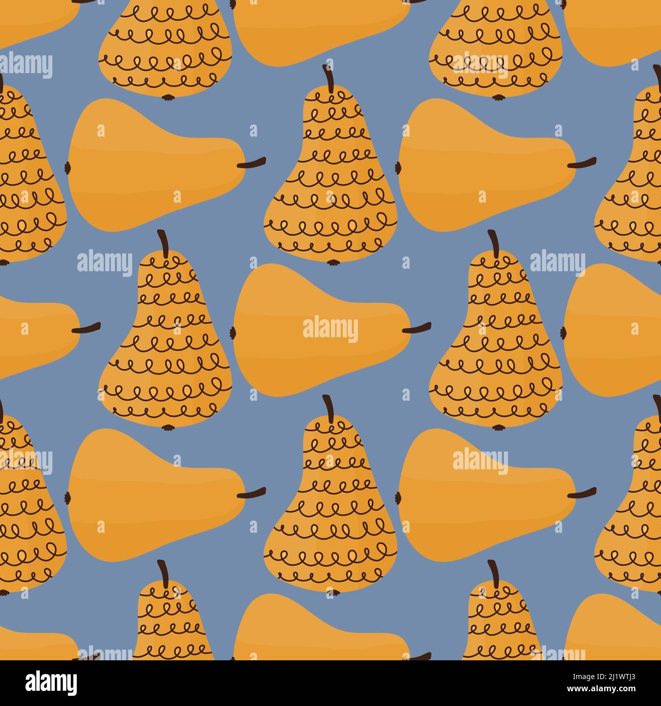 Fruit seamless pears pattern for fabrics and packaging and gifts and ...
