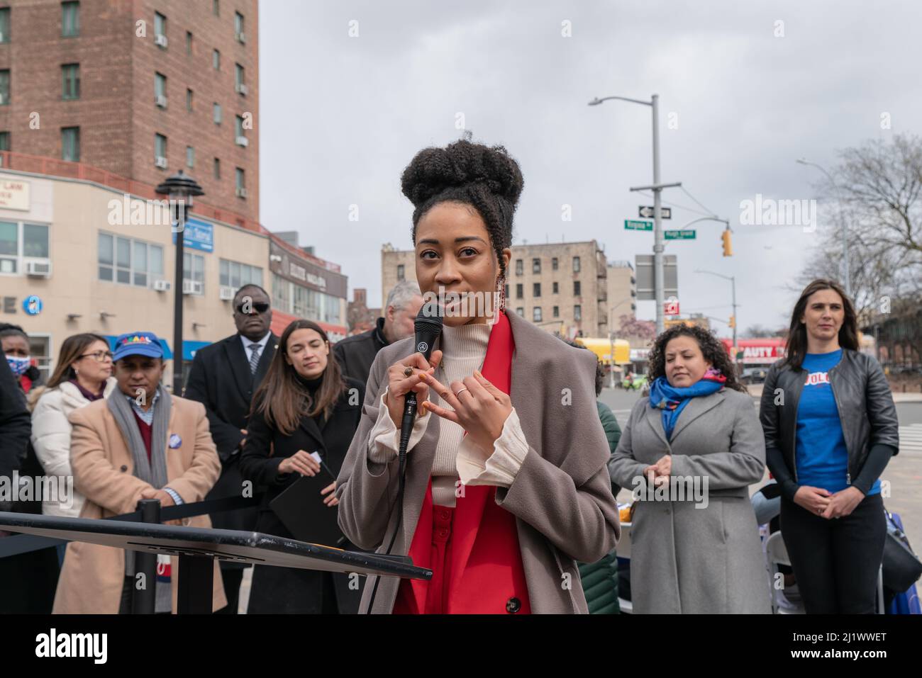 The Bronx, New York, March 27, 2022. Shellise Rogers of NORML NYC ...