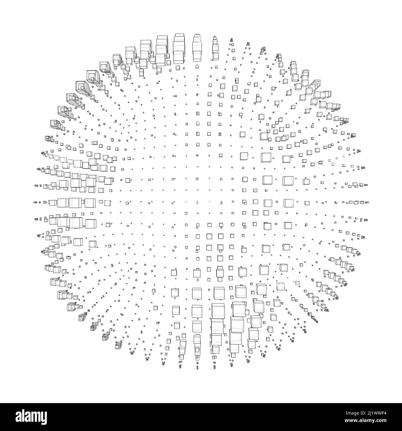 Vector abstract sphere background Stock Vector Image & Art - Alamy