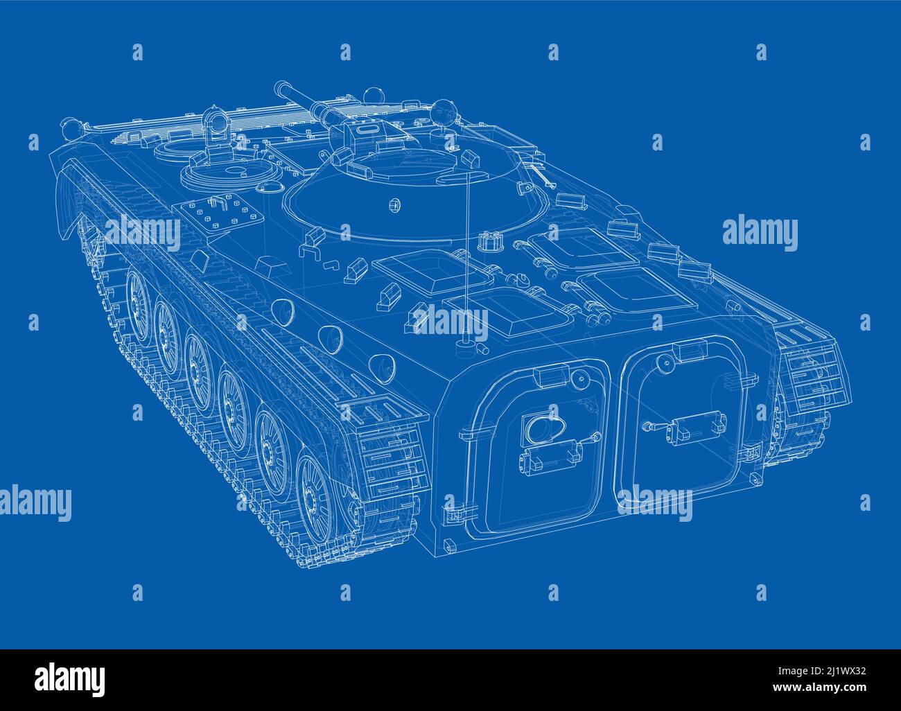 Infantry fighting vehicle. Vector Stock Vector Image & Art - Alamy
