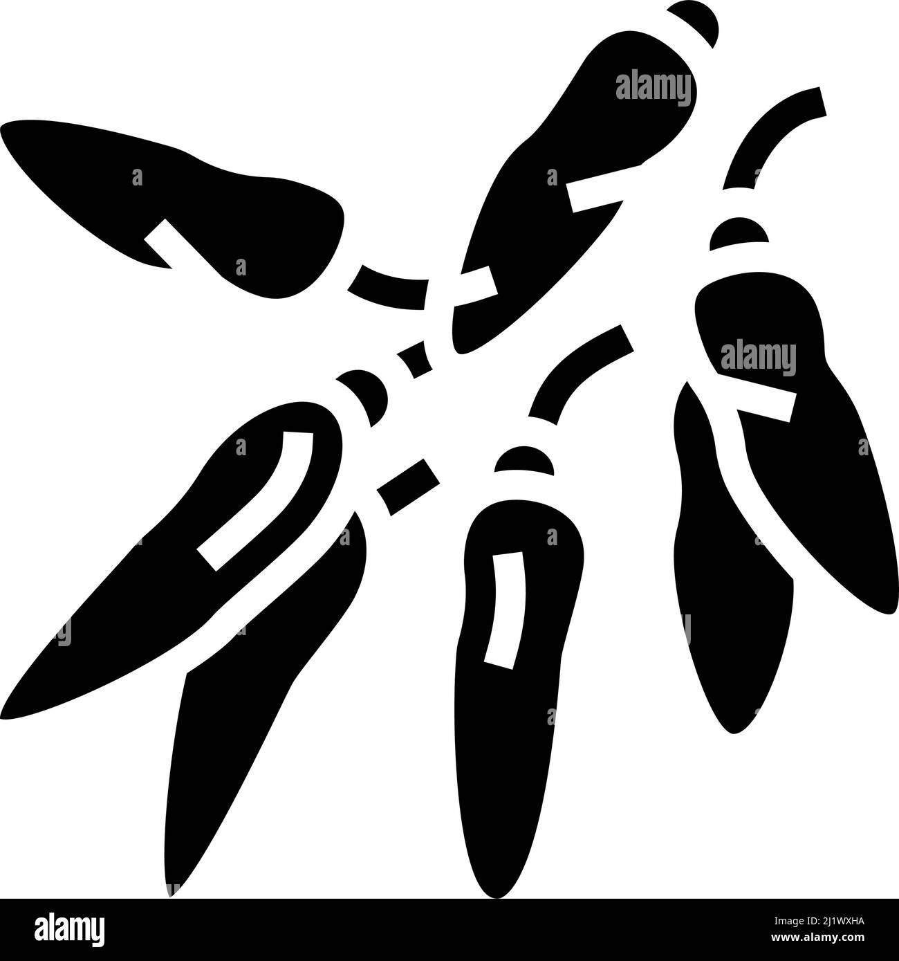 tabasco sauce glyph icon vector illustration Stock Vector Image & Art ...