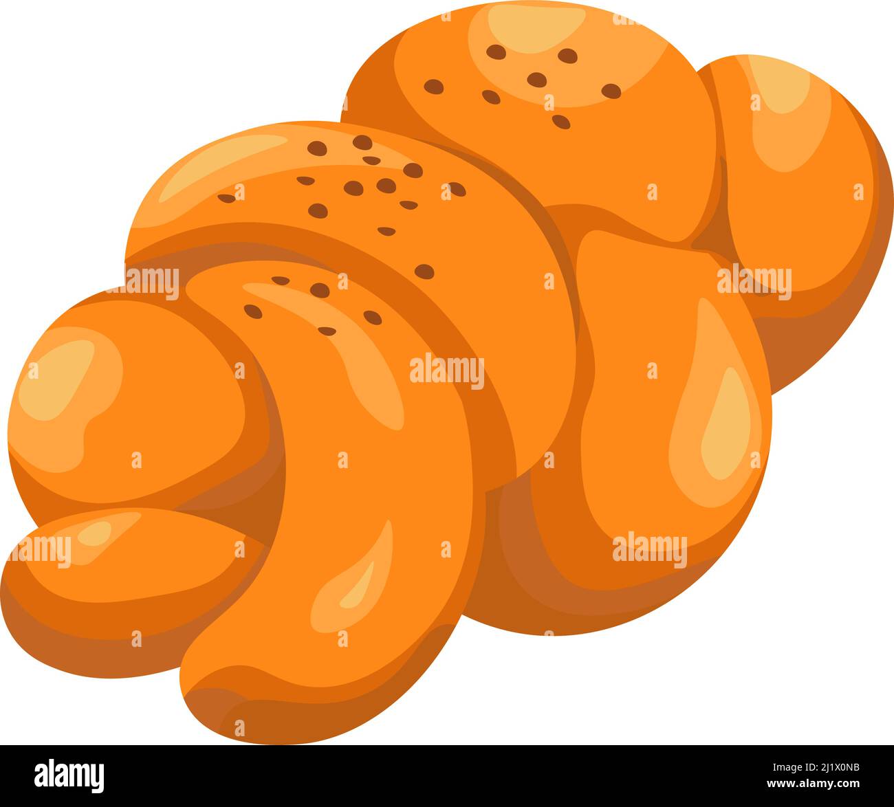 Baked bread, bun confectionery pastry from shop Stock Vector Image ...