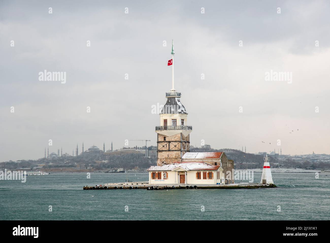 The Maiden's Tower (Turkish: Kız Kulesi), also known as Leander's Tower ...