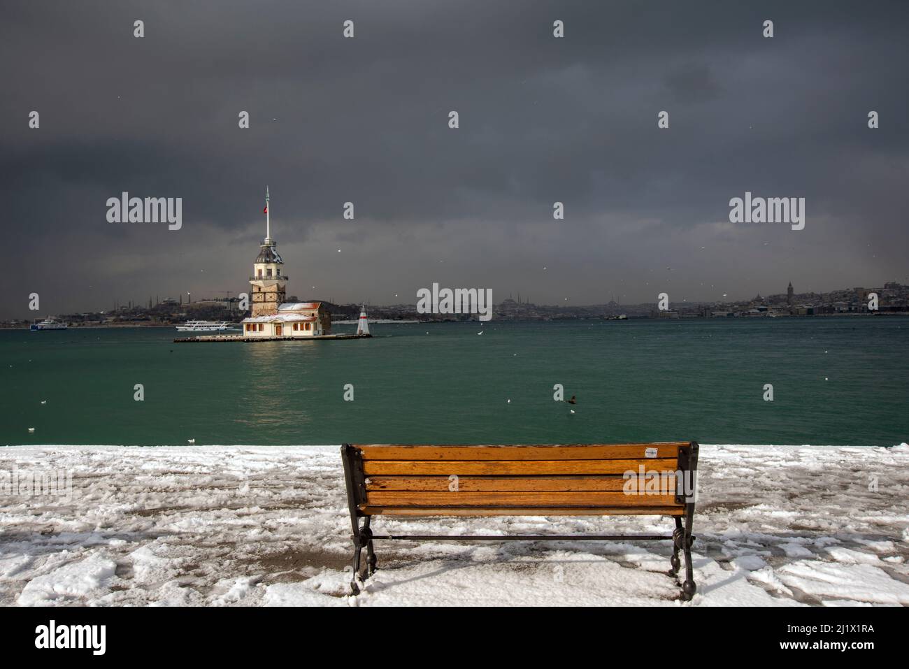 The Maiden's Tower (Turkish: Kız Kulesi), also known as Leander's Tower ...