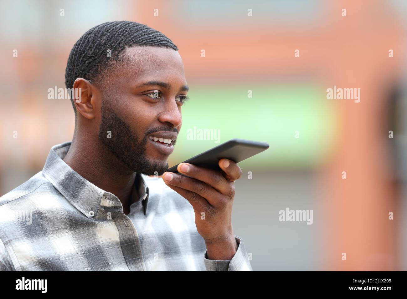 Man with recording device hi-res stock photography and images - Alamy