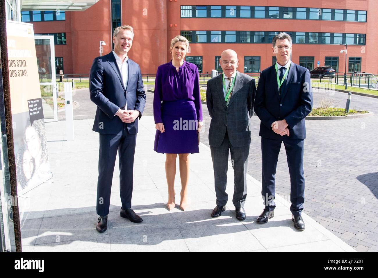 Queen Maxima at the launch of the national Grip on your money campaign ...