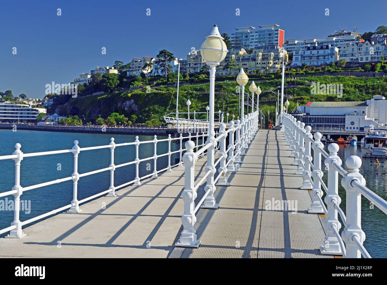Access ramp for wheelchair users on Princess pier, Torquay, South Devon ...
