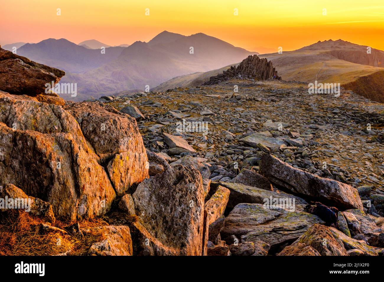 Castell y Gwynt / Castle of the Winds , on Glyder Fach in Snowdonia ...