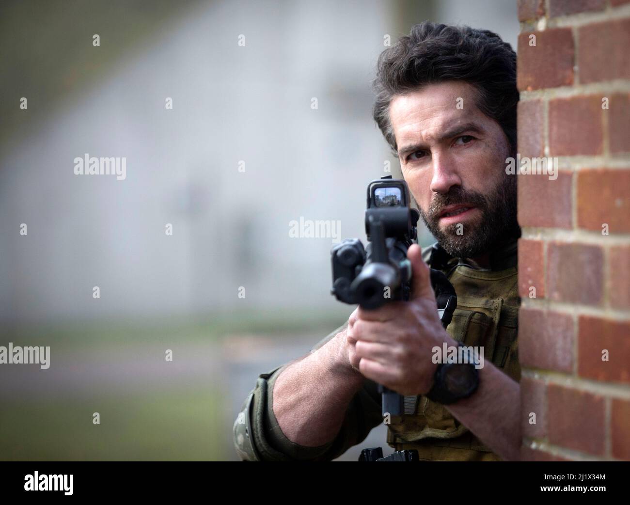 SCOTT ADKINS in ONE SHOT (2021), directed by JAMES NUNN. Credit ...