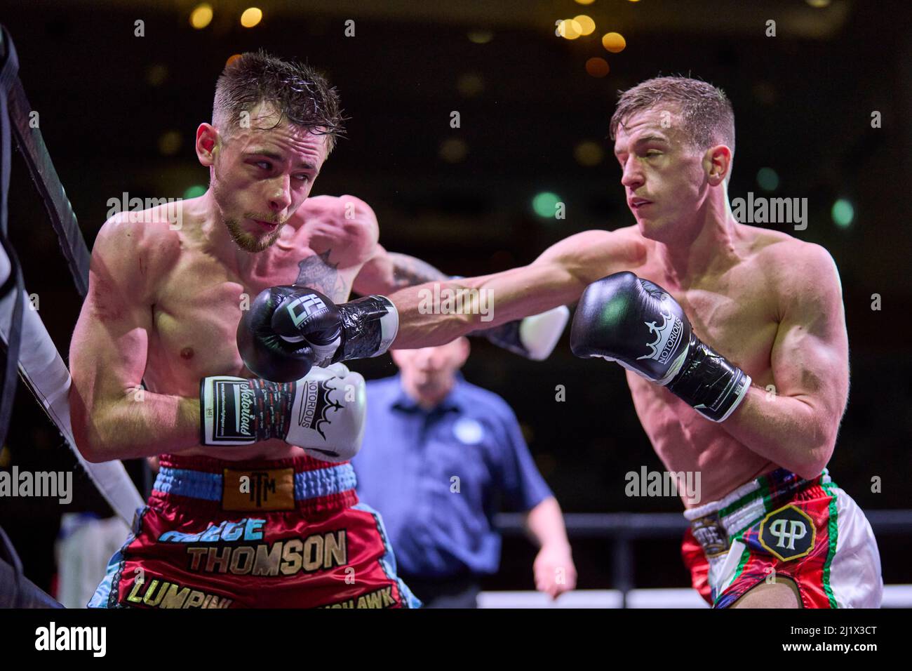 Muay Thai Kickboxing Stock Photo - Alamy