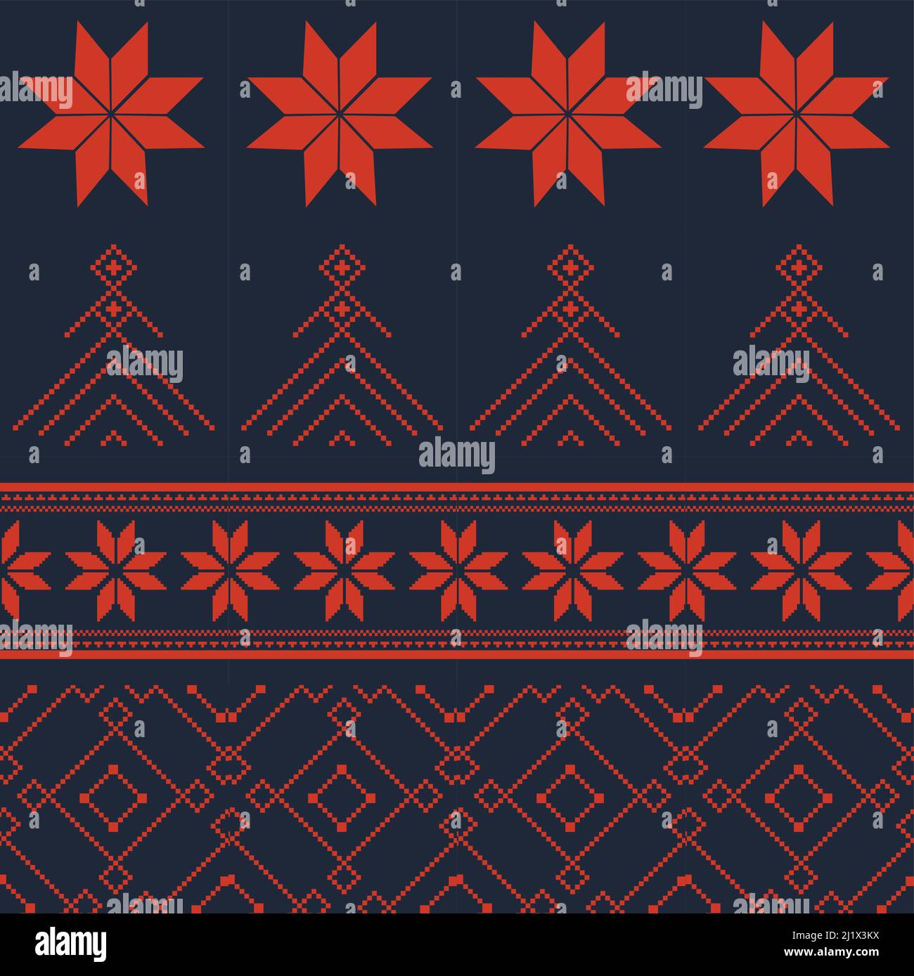 Modern Ukrainian ornament. Seamless pattern in the Ukrainian style ...