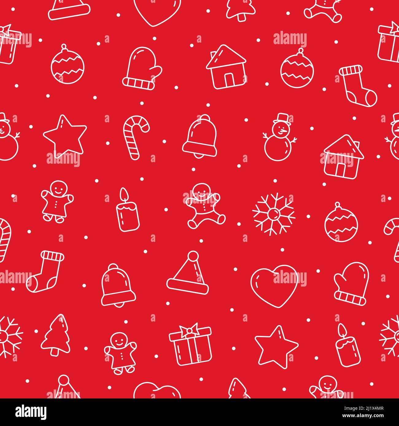 Christmas red wrapping paper background Stock Vector Images - Alamy