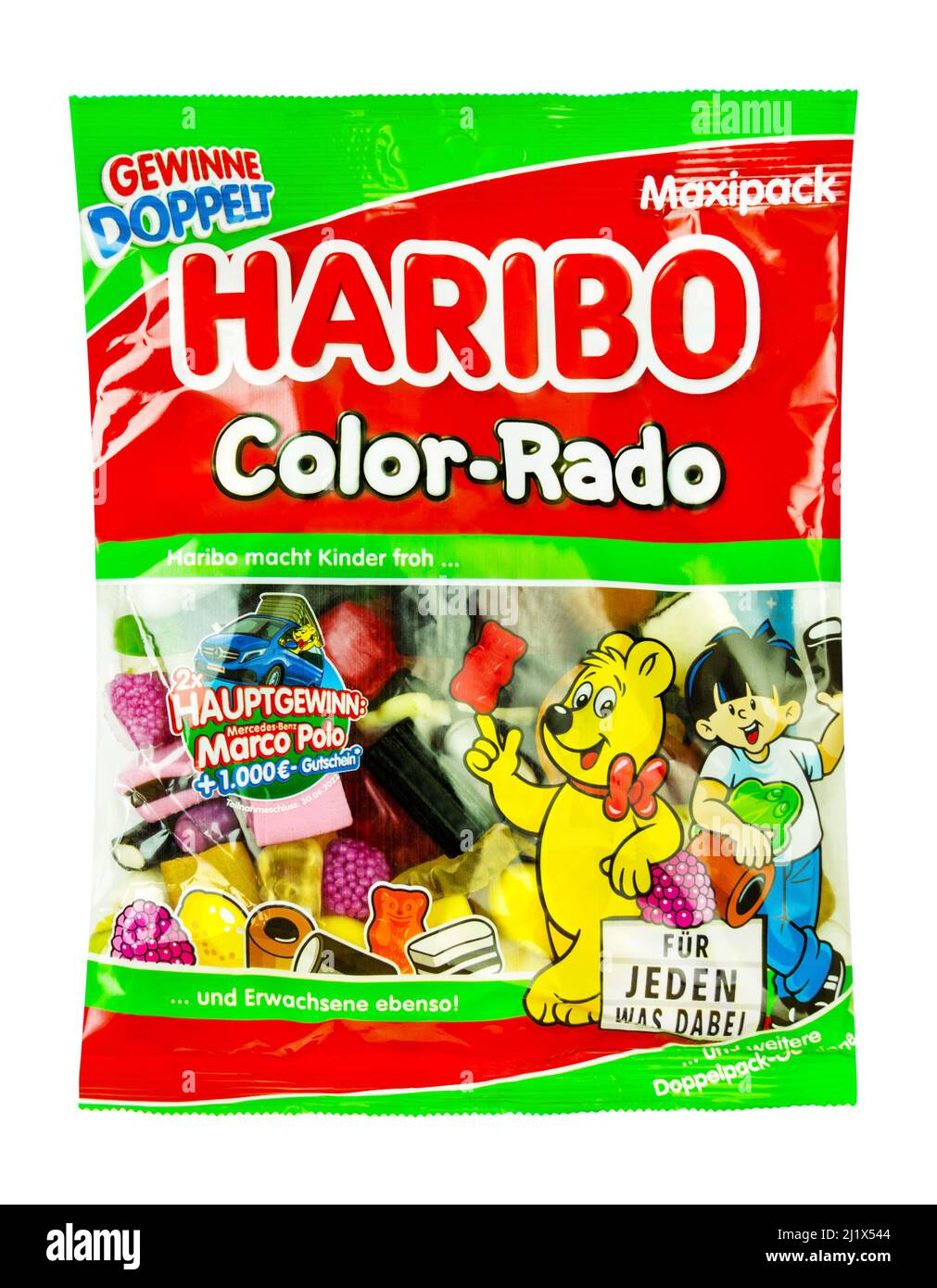 Hamburg, Germany - March 15 2022: Various Haribo sweets Color-Rado with ...