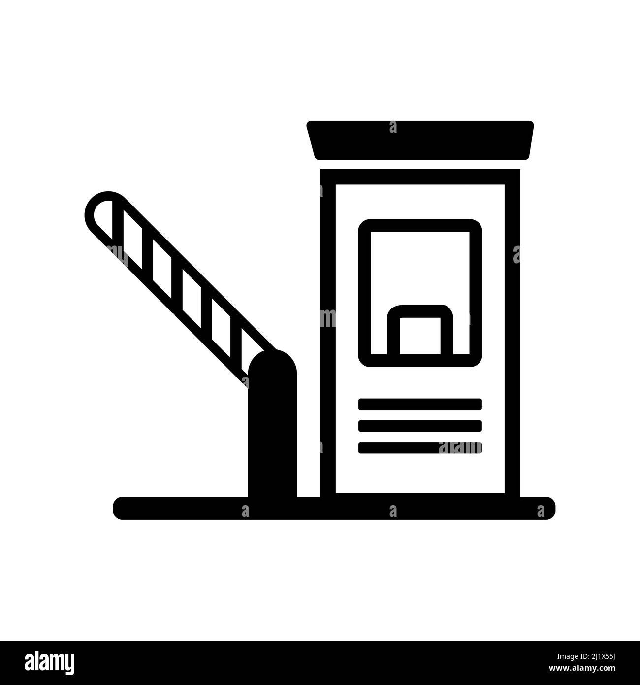 Parking barrier icon. Outline parking barrier vector icon for web ... Parking barrier icon. Outline parking barrier vector icon for web ...