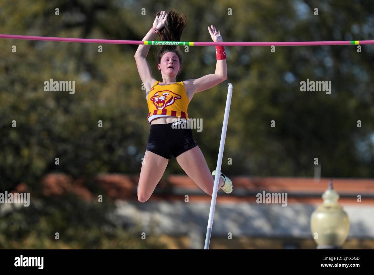 Amanda Moll of Olympia Capital High (Wash.) wins the girls pole vault ...