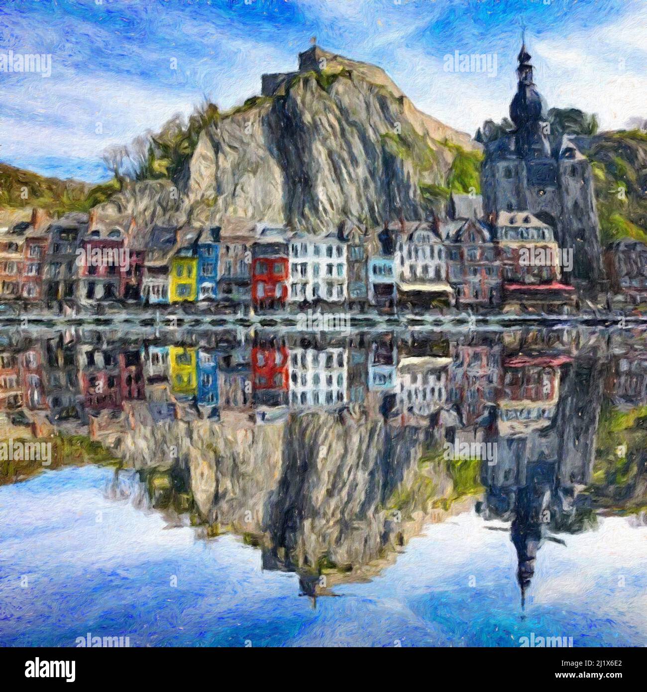 Impressionism painting modern artistic artwork, drawing oil Europe ...