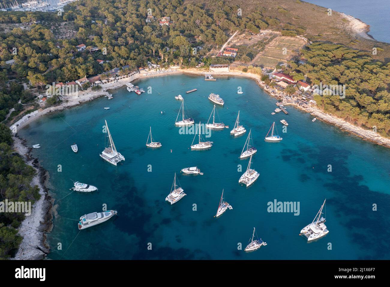 The pakleni islands aerial hi-res stock photography and images - Alamy