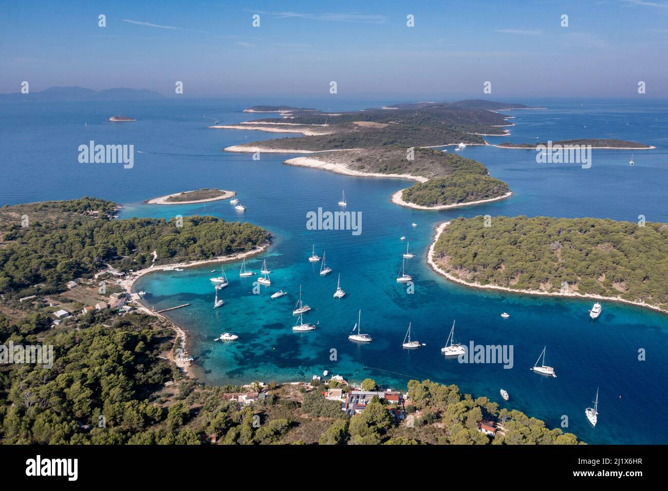 The pakleni islands aerial hi-res stock photography and images - Alamy