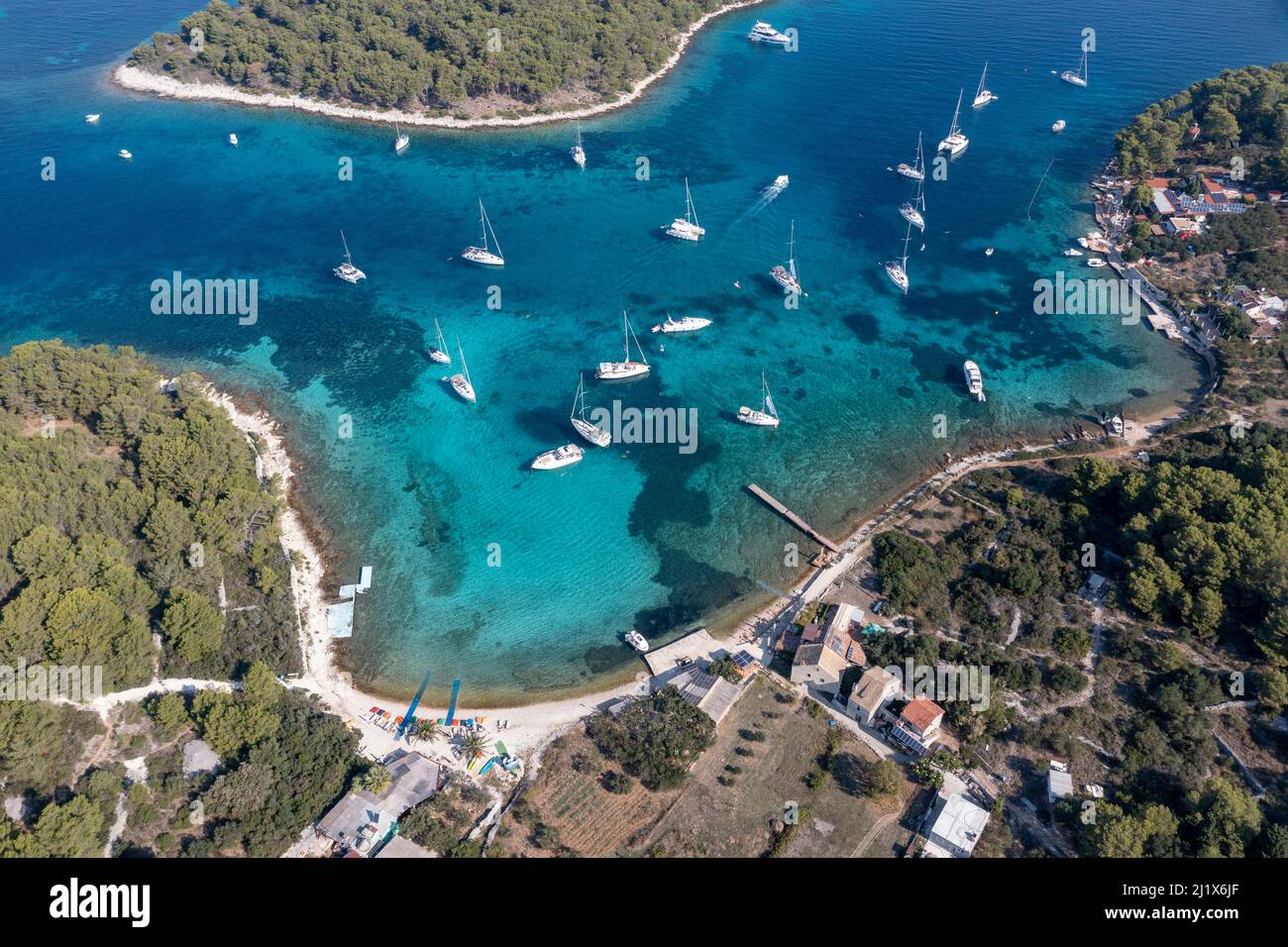 The pakleni islands aerial hi-res stock photography and images - Alamy