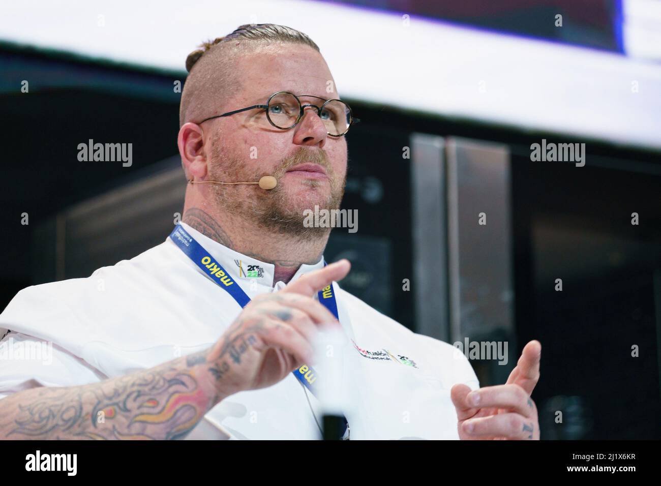 Chef Eric Vildgaard, from the Jordaer restaurant (Copenhagen) speaks ...