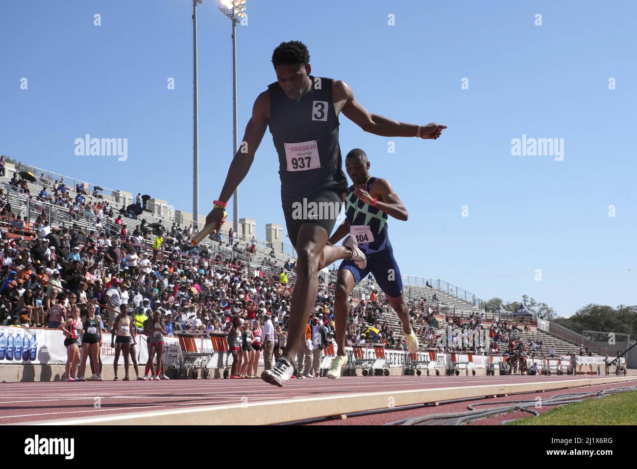 Tyler Terry of the Tiger Olympians defeats Khalifah Rosser of Hurdle ...