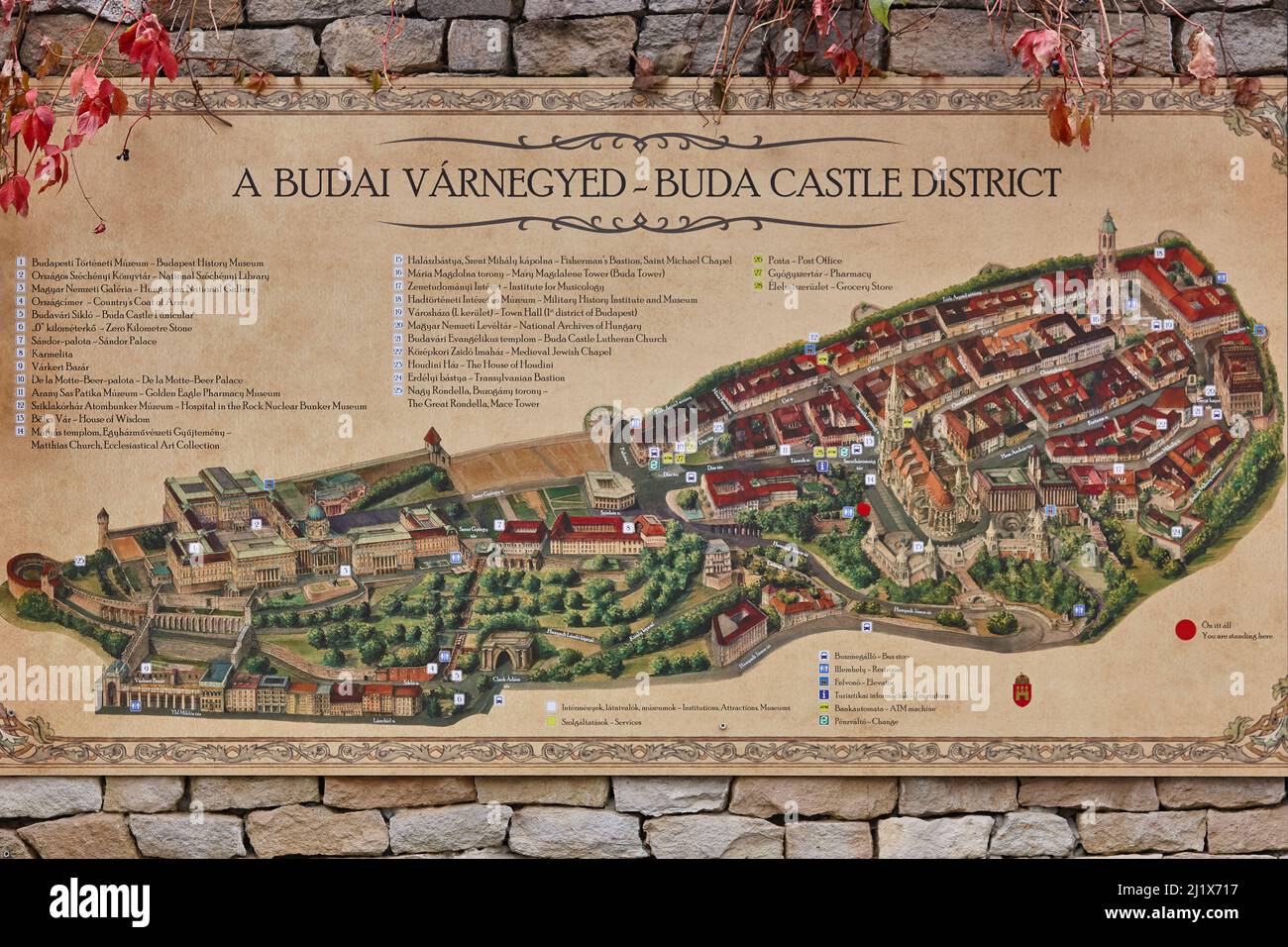 Buda Castle Map
