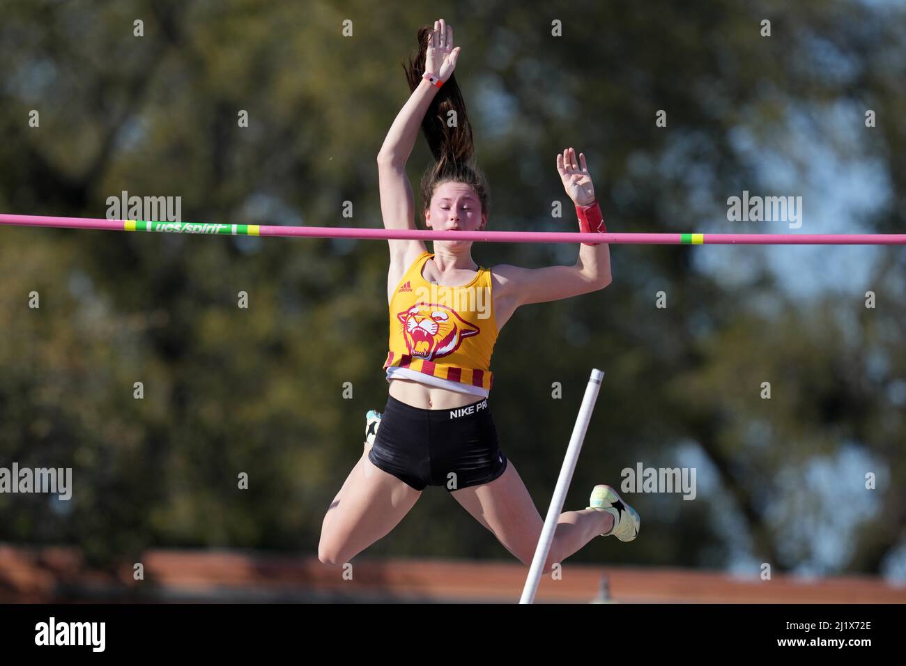 Amanda Moll of Olympia Capital High (Wash.) wins the girls pole vault ...