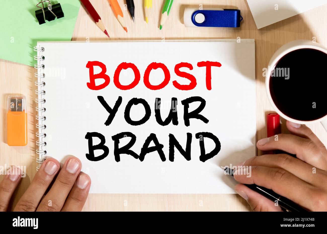 Word writing text Boost Your Brand. Business concept for improve your ...