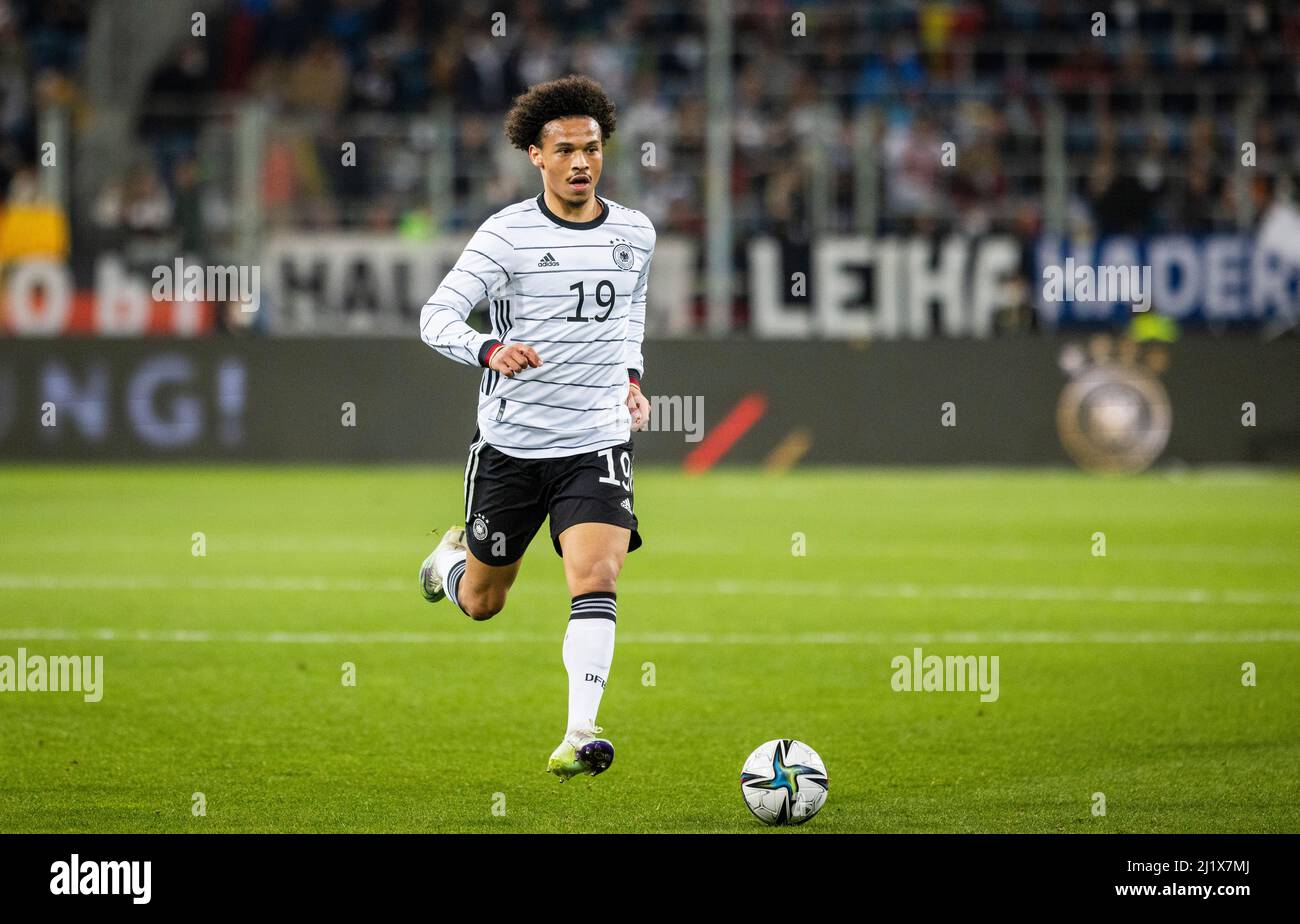 Leroy Sane (Deutschland) Deutschland - Israel 26.03.2022, Fussball; DFB ...