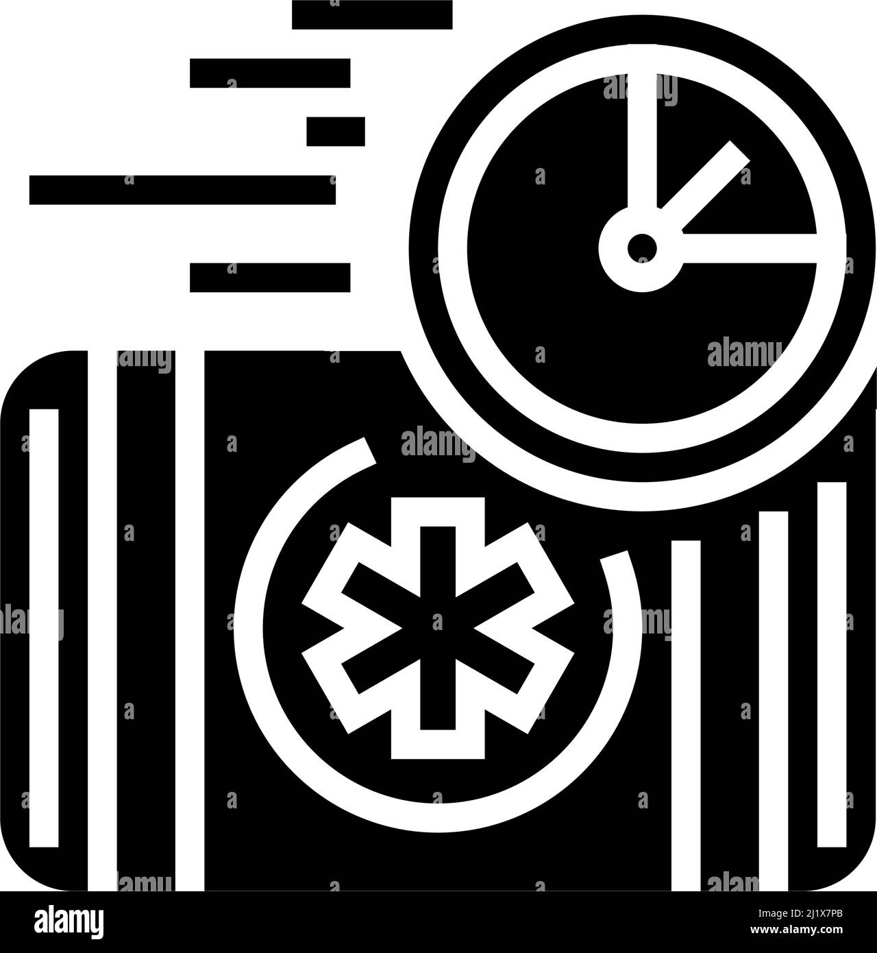 urgency help glyph icon vector illustration Stock Vector Image & Art ...