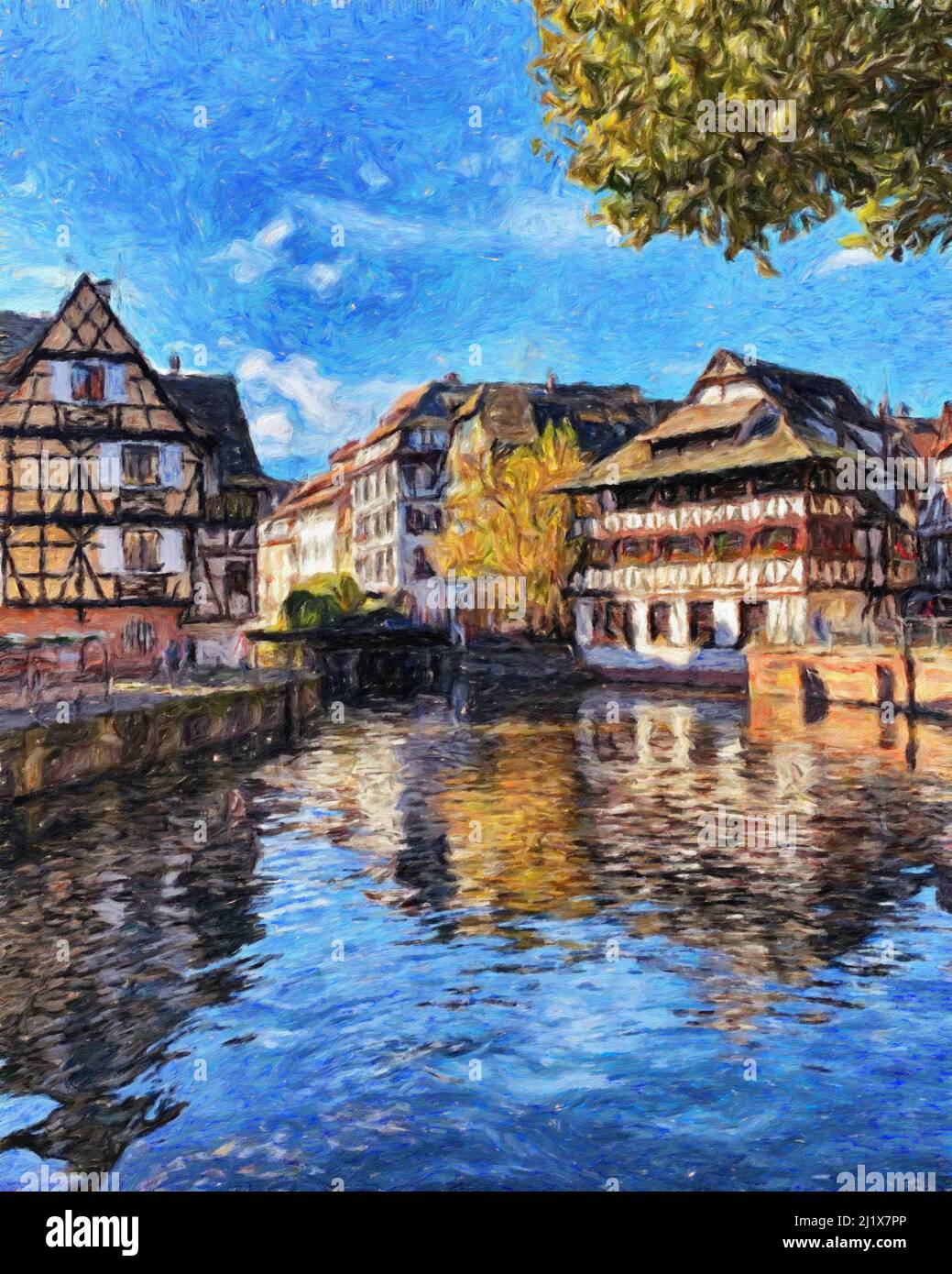 Impressionism painting modern artistic artwork, drawing oil Europe ...