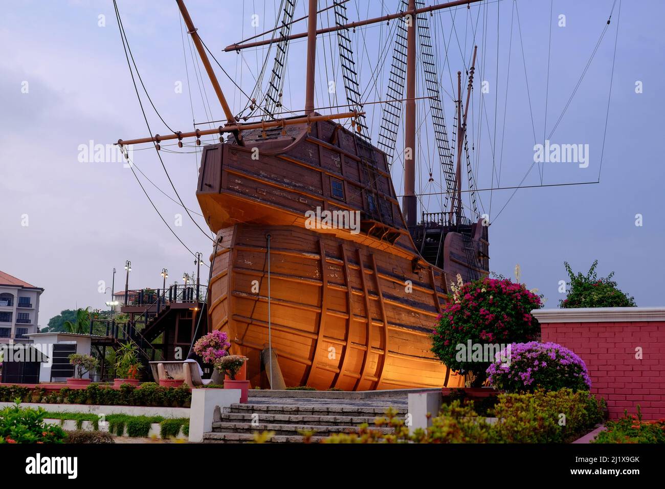Melaka, Malaysia - March 24, 2016: Beautiful city Samudera Maritime ...