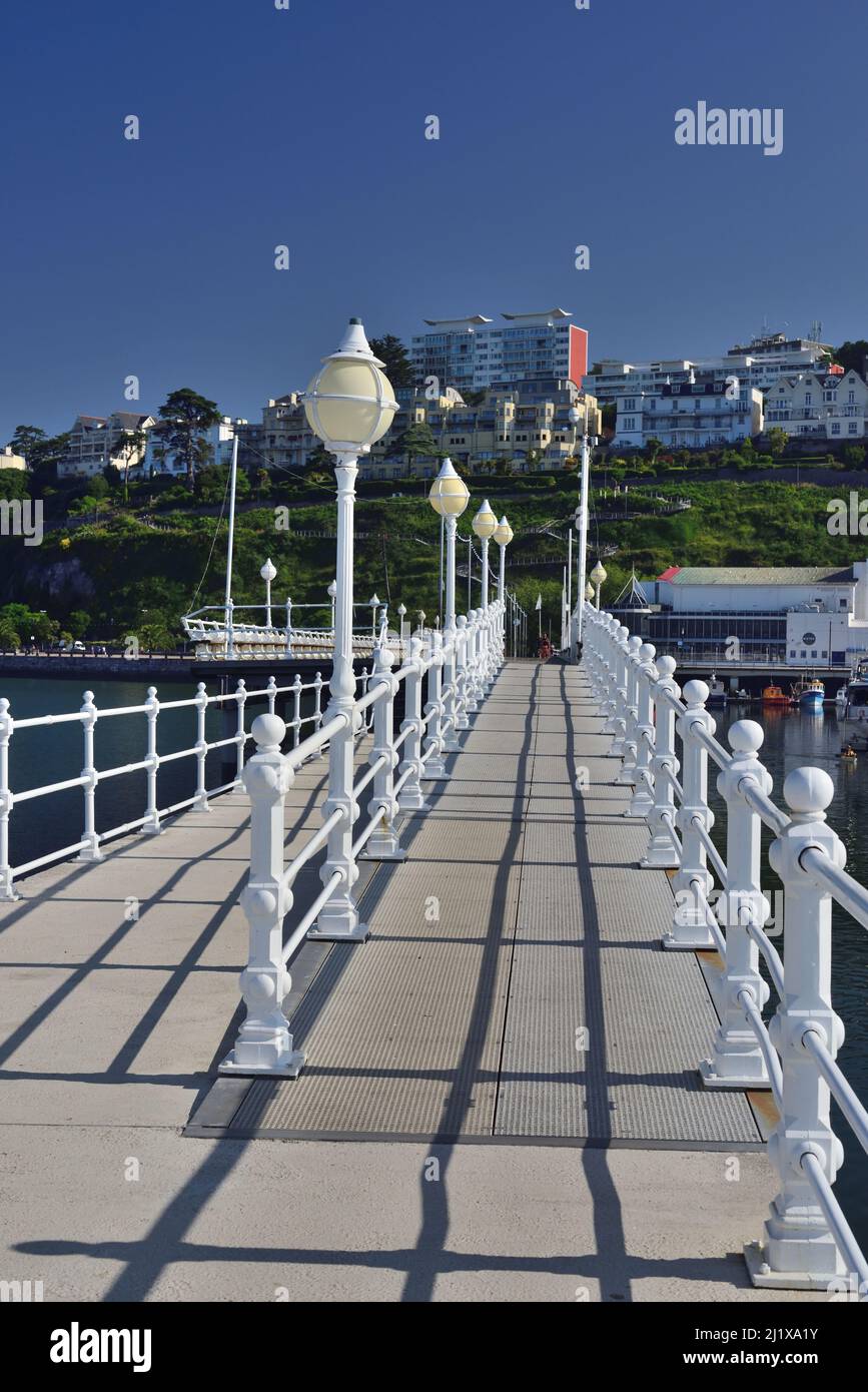 Access ramp for wheelchair users on Princess pier, Torquay, South Devon ...
