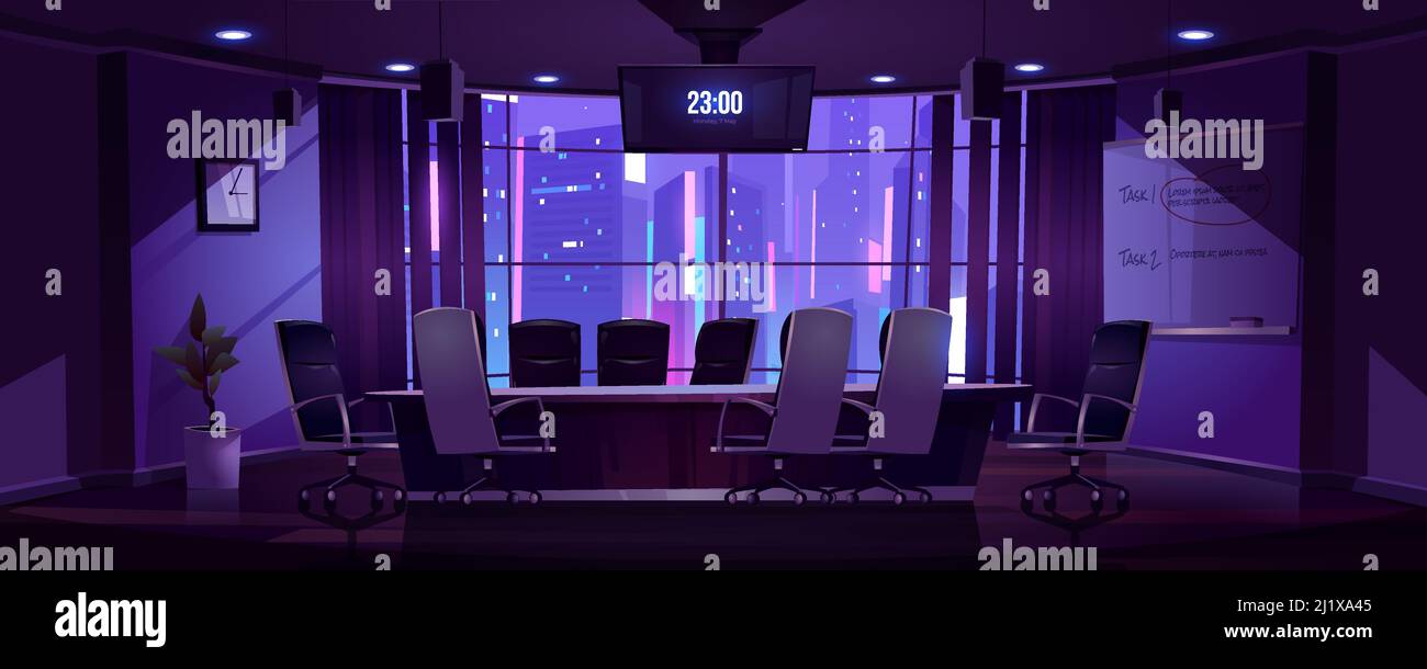 Seminar meeting table hall Stock Vector Images - Alamy