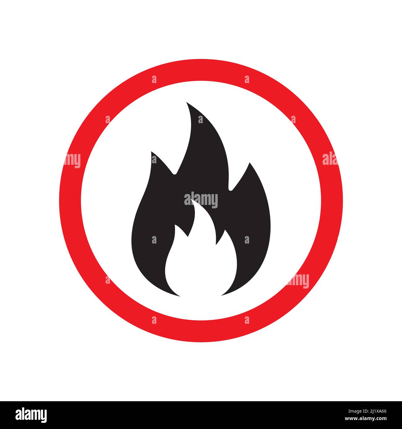 Open Flame Safety Symbol