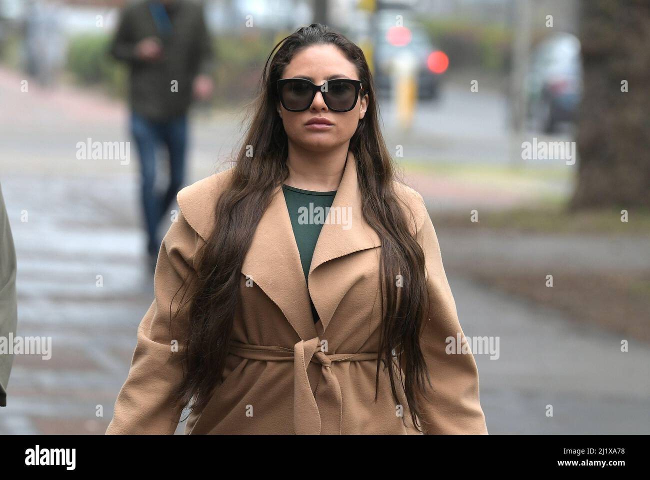 Southend-on-Sea Essex UK 28th March 2022. Sherrilyn Speid arrives at ...