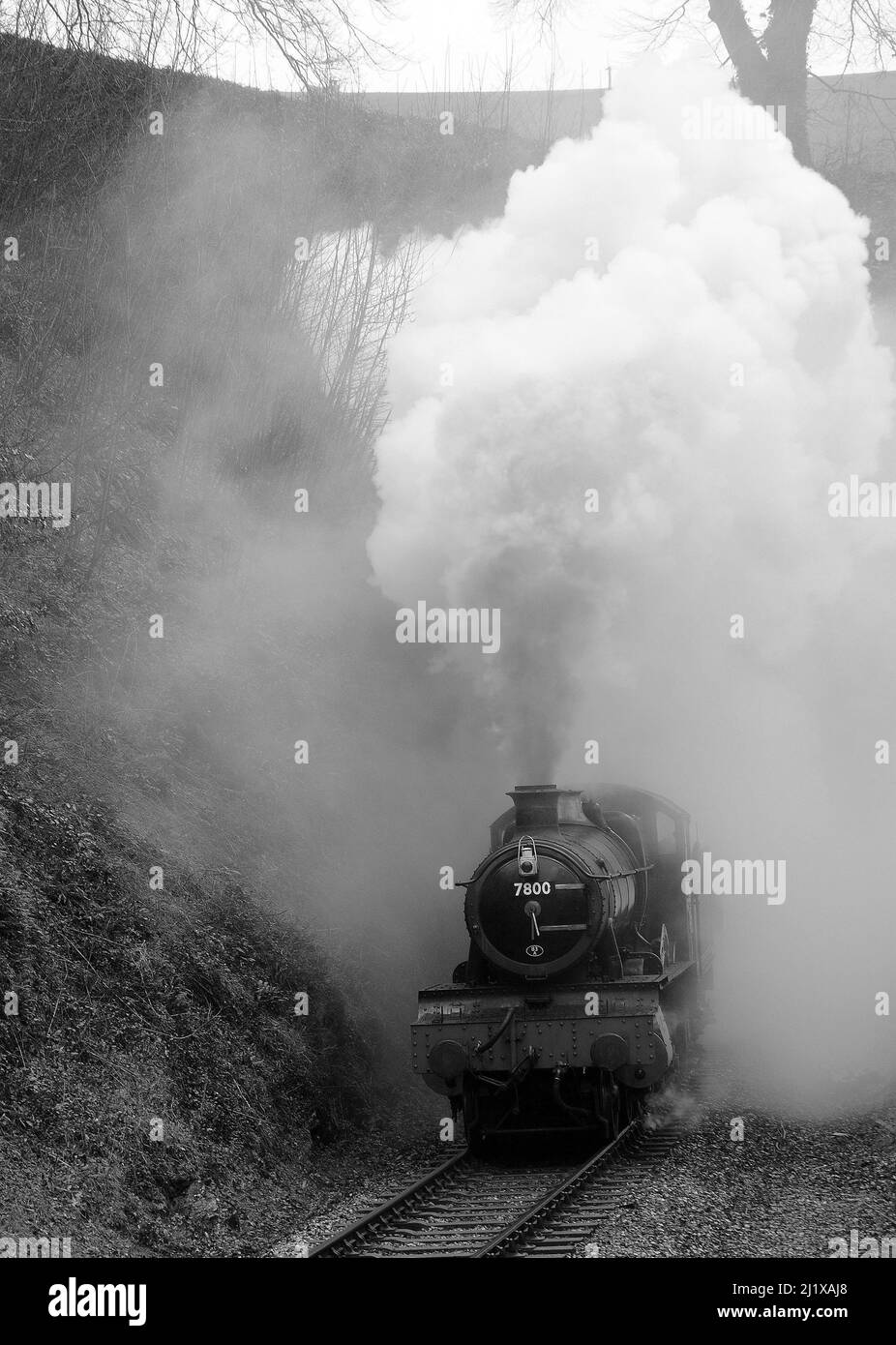 "Lydham Manor" (running as class pioneer 7800 "Torquay Manor") at ...