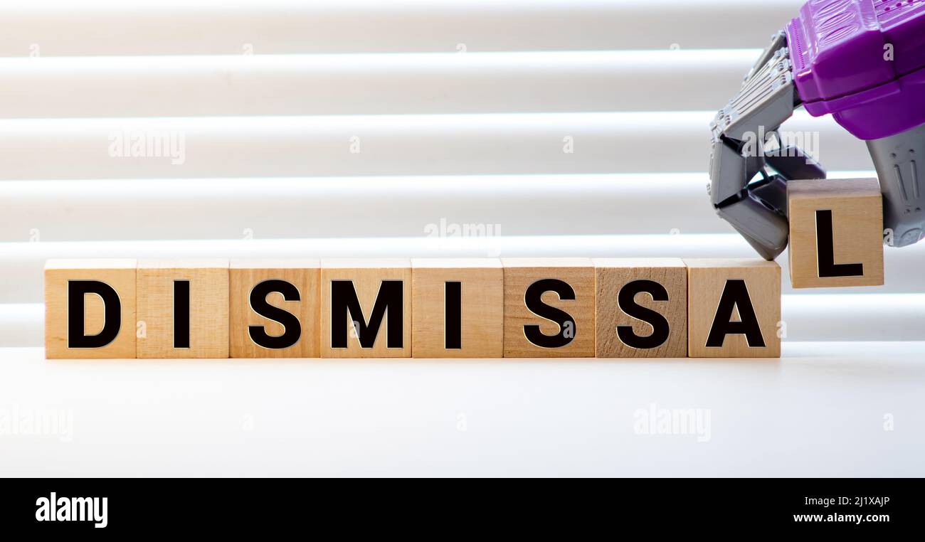 Dismissal word hi-res stock photography and images - Alamy