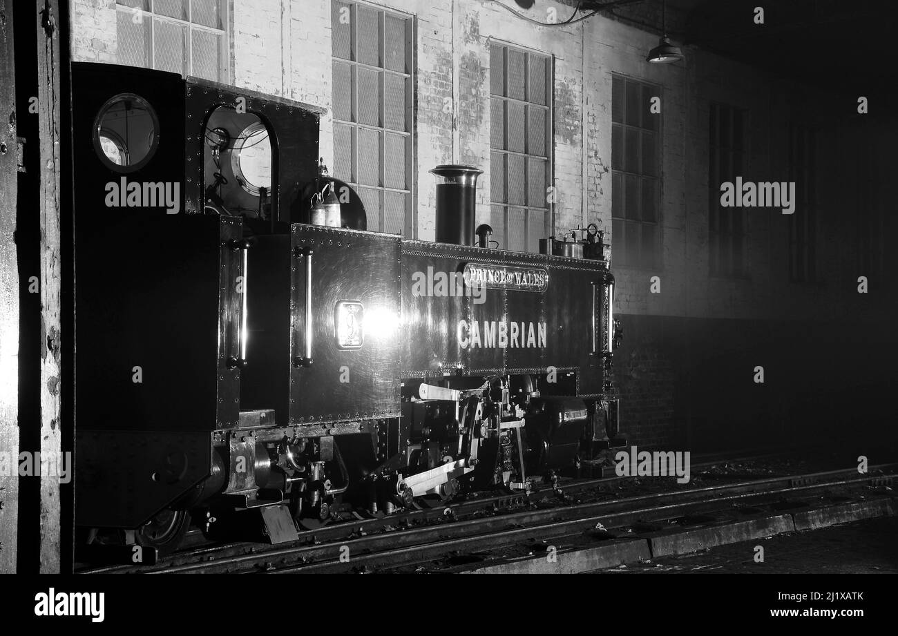 Inside the engine shed Black and White Stock Photos & Images - Alamy