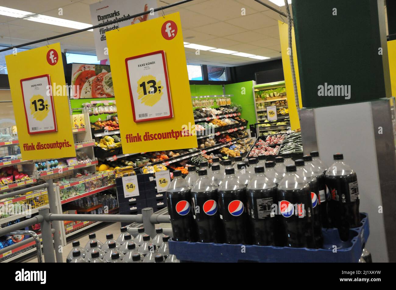 Copenhagen/Denmark /28 March 2022 /Food price is gonehigher in Denmark ...