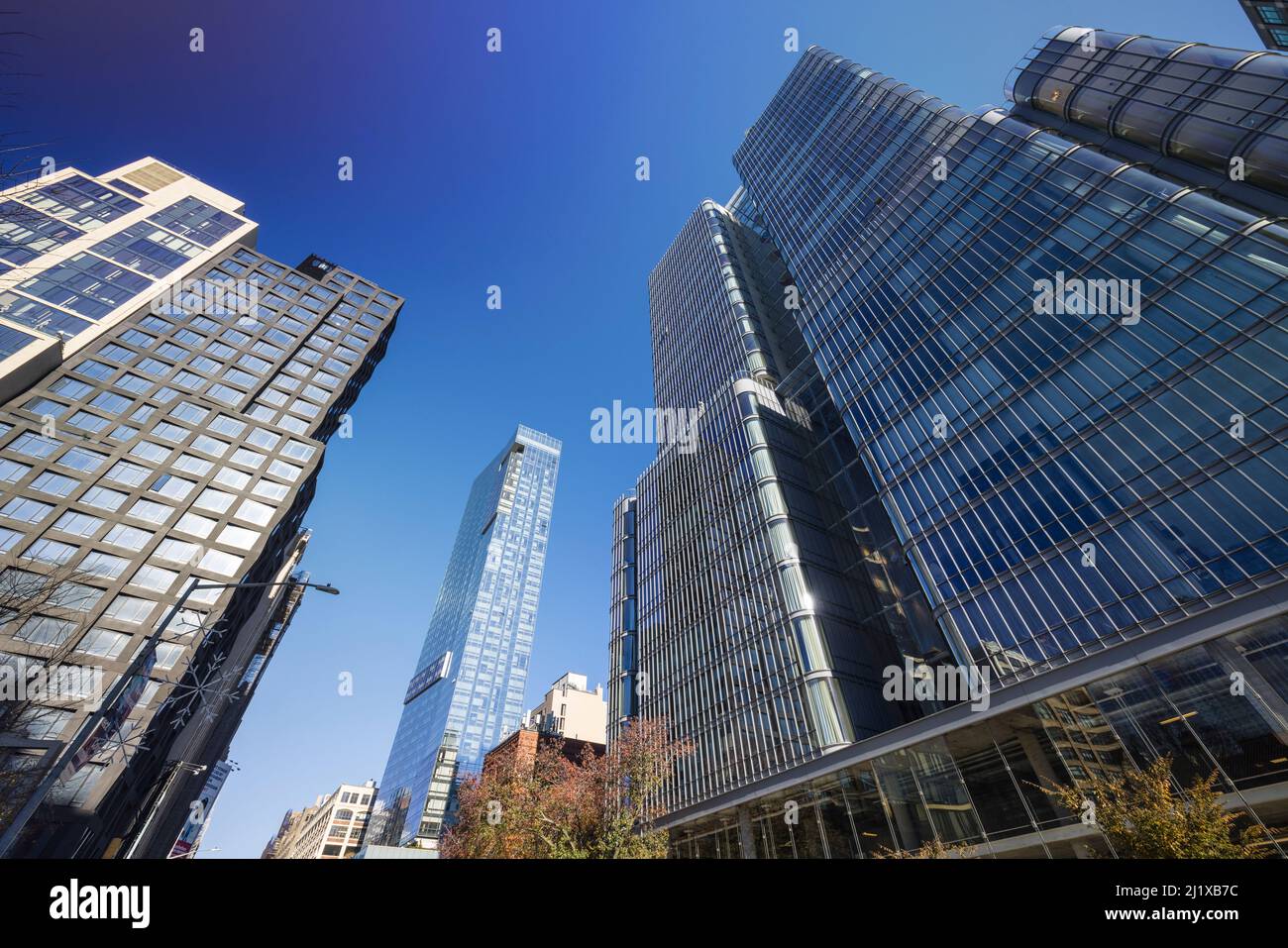 Newly built high-rise residential buildings on Varick Street in Lower ...
