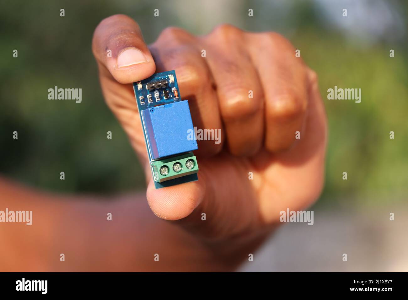 Electronic relay module used in electronic projects for power supply ...