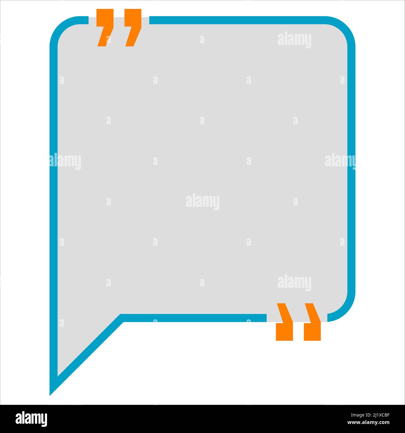 Text box Frame border design for quotes Stock Photo - Alamy