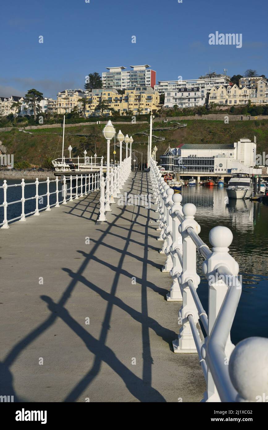 Access ramp for wheelchair users on Princess pier, Torquay, South Devon ...